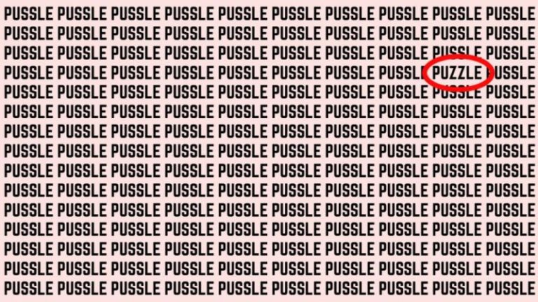 Optical Illusion: Find the Hidden Word Puzzle in this Image