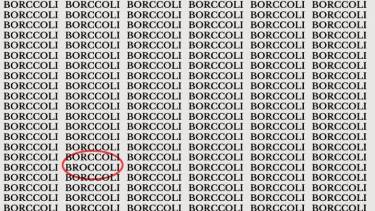 Did You Find Word Broccoli in this Optical Illusion?